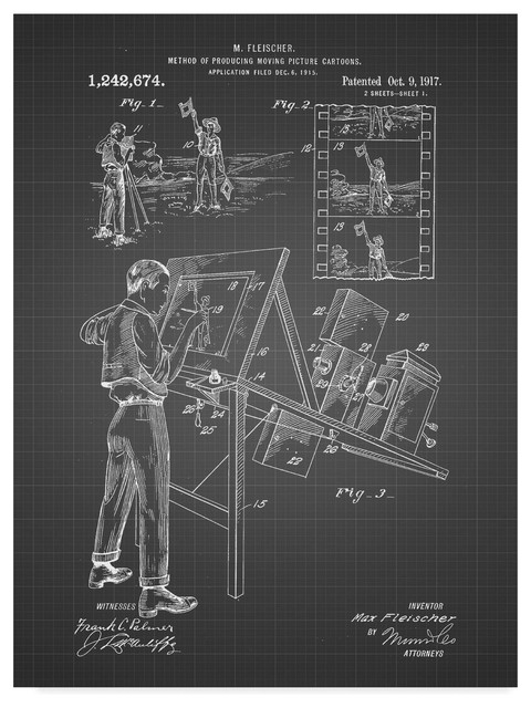 "Technical Drawing" by Cole Borders, Canvas Art, 47"x35" - Contemporary ...
