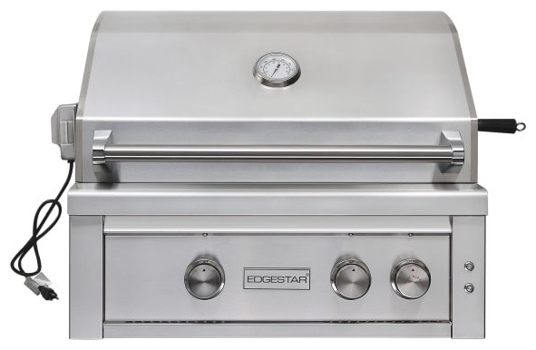 EdgeStar GRL300IBLP 60000 BTU 30"W Liquid Propane Built-In Grill ...