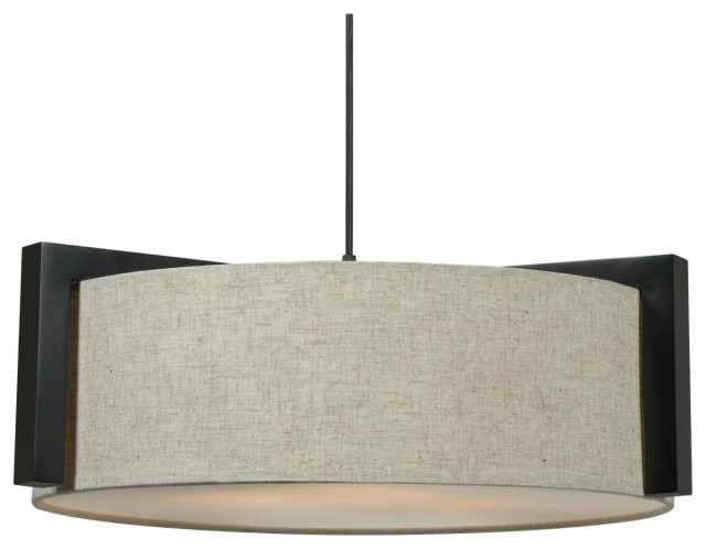 Kenroy 91593MBR 3-Light Pendant, Teton - Transitional - Pendant ...