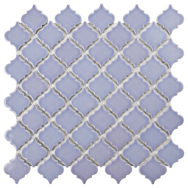 Hudson Tangier Mosaic Floor and Wall Tile, Lavender, Sample ...