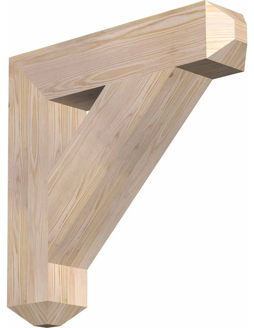 Traditional Craftsman Bracket, 28"D x 28"H - Transitional - Corbels ...