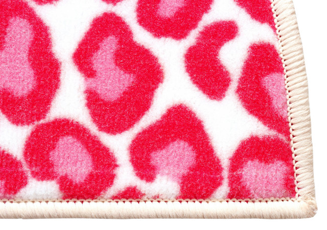 Cheetah Hang Loose Area Rug for Dining Room, Made In USA, 4' Round ...