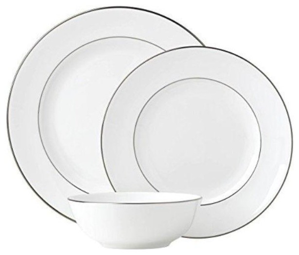 Lenox Continental Dining 3-Piece China Setting, Set of 12 ...