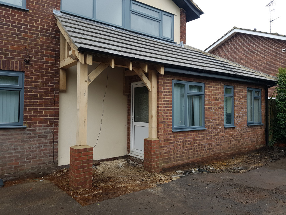 Oak Frame Lean To Porch 1 - Traditional - Entrance - Oxfordshire - by ...