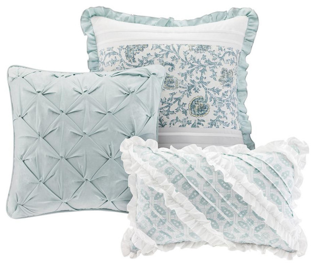 Dawn Cottage Comforter Set, Belen Kox - Contemporary - Flat Sheets - by ...