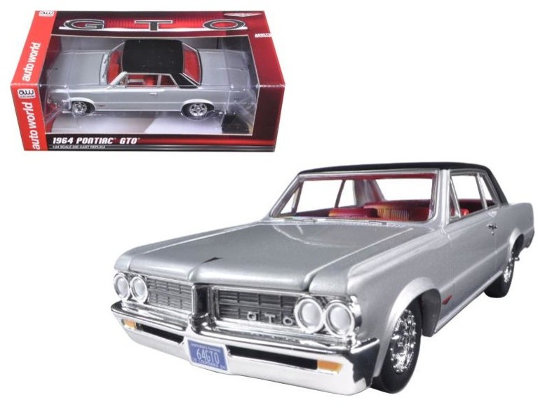 1964 Pontiac GTO mist with Gloss Roof 1:24 Diecast Model Car by ...