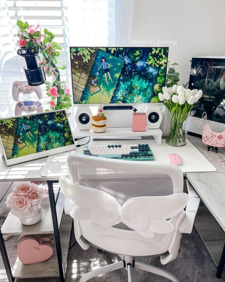 Houzz | Girls Gaming Desk Setup Ideas, Designs & Inspiration - @momo.is ...
