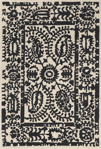 Hand Hooked Armelle Area Rug ARM-1021, 5' x 7'6" - Contemporary - Area ...