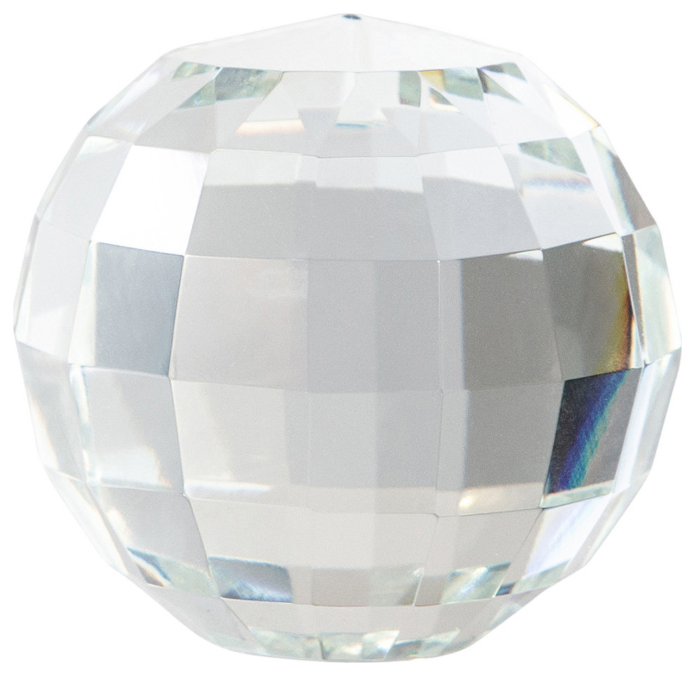 Crystal 3" Orb, Clear - Contemporary - Decorative Objects And Figurines ...