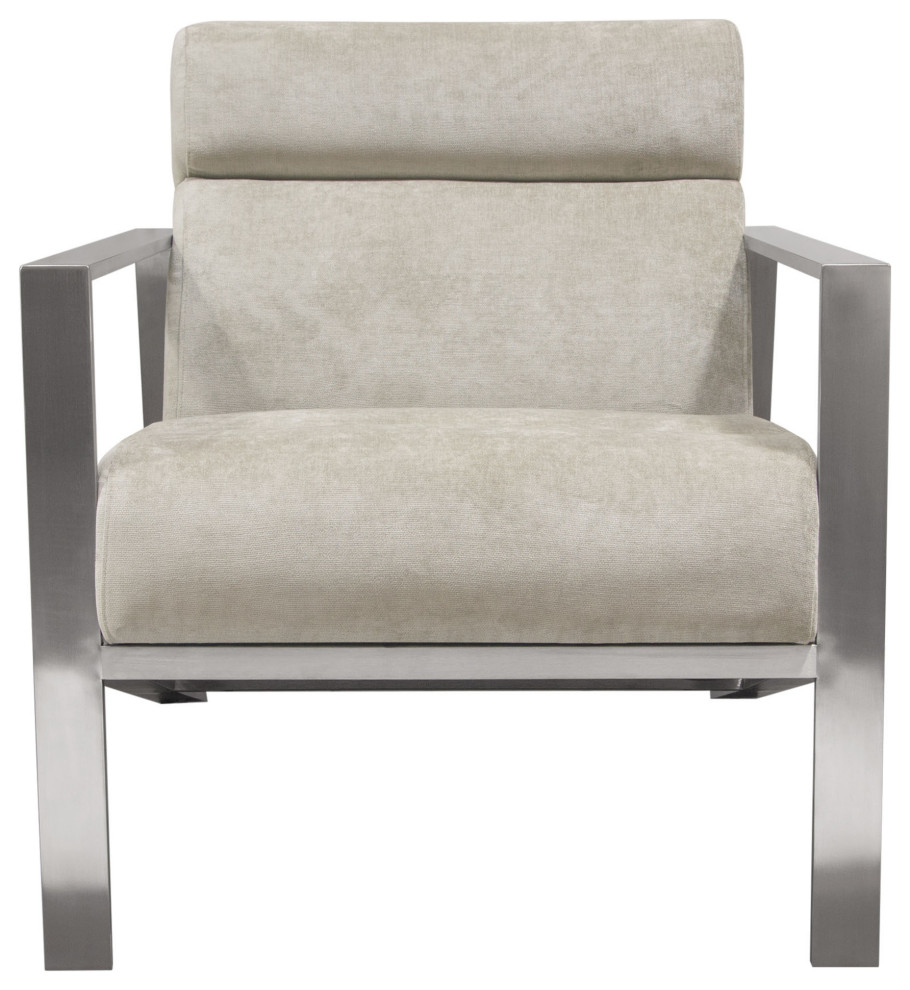 Champagne Accent Chair - Modern Elegance - Contemporary - Armchairs And ...