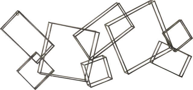 Squares Wall Decor (Set of 2) - Contemporary - Metal Wall Art - by ...