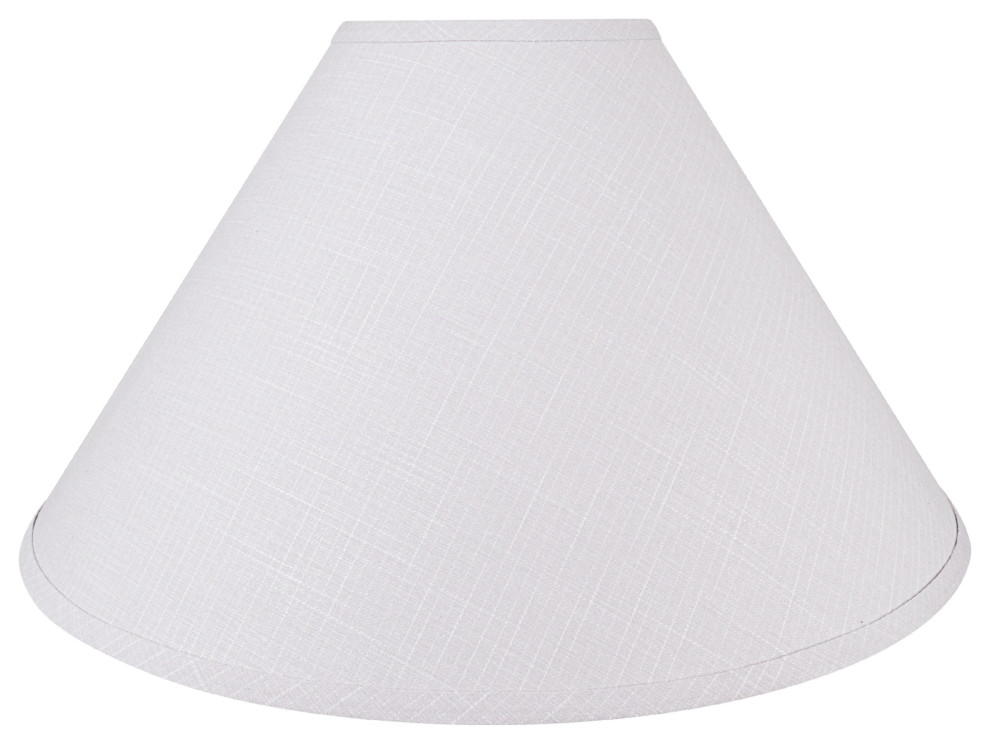 Aspen Creative 32205 Hardback Empire Spider Lamp Shade, Light Grey (6 ...
