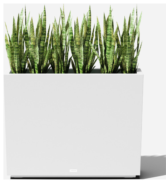 Veradek Block Series Span Planter, Medium - Transitional - Outdoor Pots And Planters - by ...