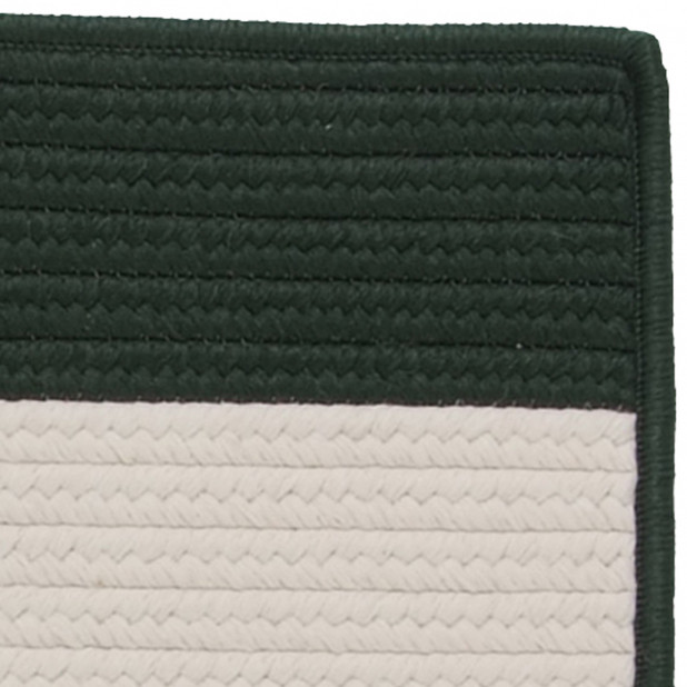 Pershing Green 6x8, Rectangle, Braided Rug - Beach Style - Outdoor Rugs ...