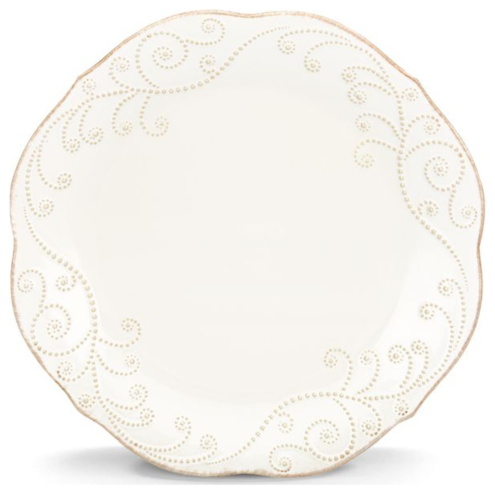 Lenox French Perle White Stoneware 11 Inch Dinner Plate - Farmhouse ...