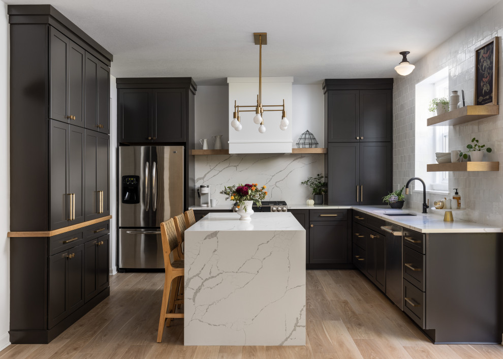 Insta Inspired - Transitional - Kitchen - Detroit - by Yancy Kitchen ...