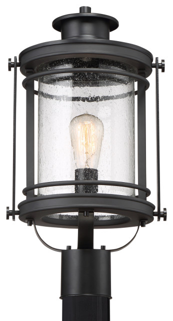 Luxury MidCentury Modern Black Outdoor Post Light, UQL1010, Cannes ...