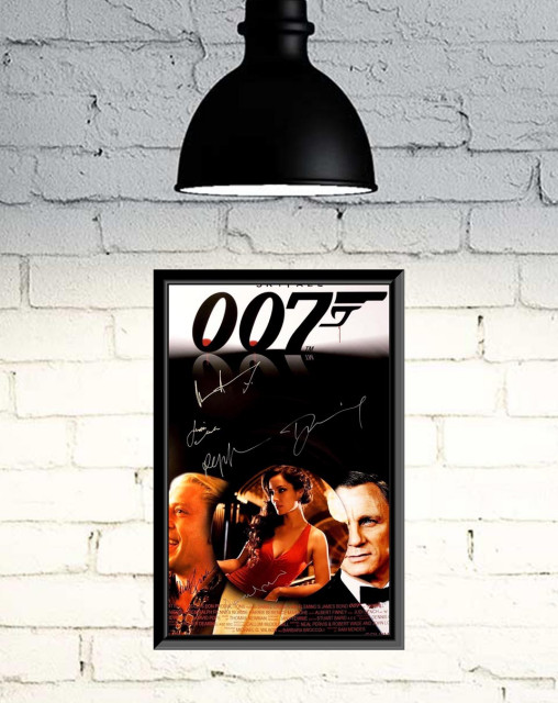 Skyfall cast signed movie poster, 27x40 inches - Contemporary - Prints And Posters - by Dream On ...
