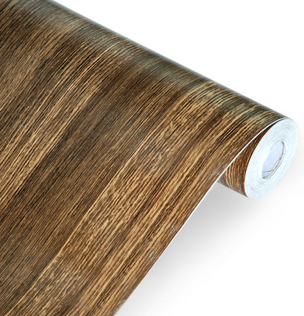 Modern Wood Grain - Self-Adhesive Wallpaper Home Decor - Contemporary ...