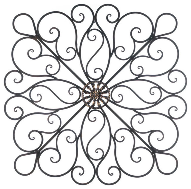 Iron Scrollwork Wall Decor - Mediterranean - Metal Wall Art - by ...