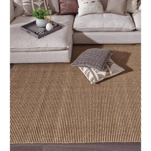Shore Hand-Woven Seagrass Area Rug Natural 4X6 - Beach Style - Area ...