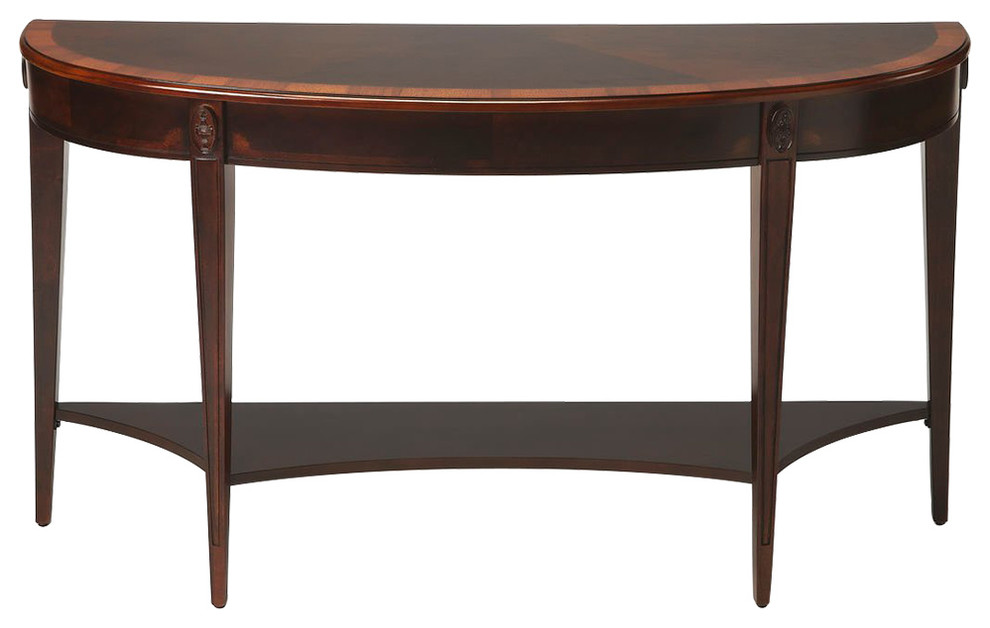 Butler Astor Cherry Nouveau Demilune Console Table - Traditional ...