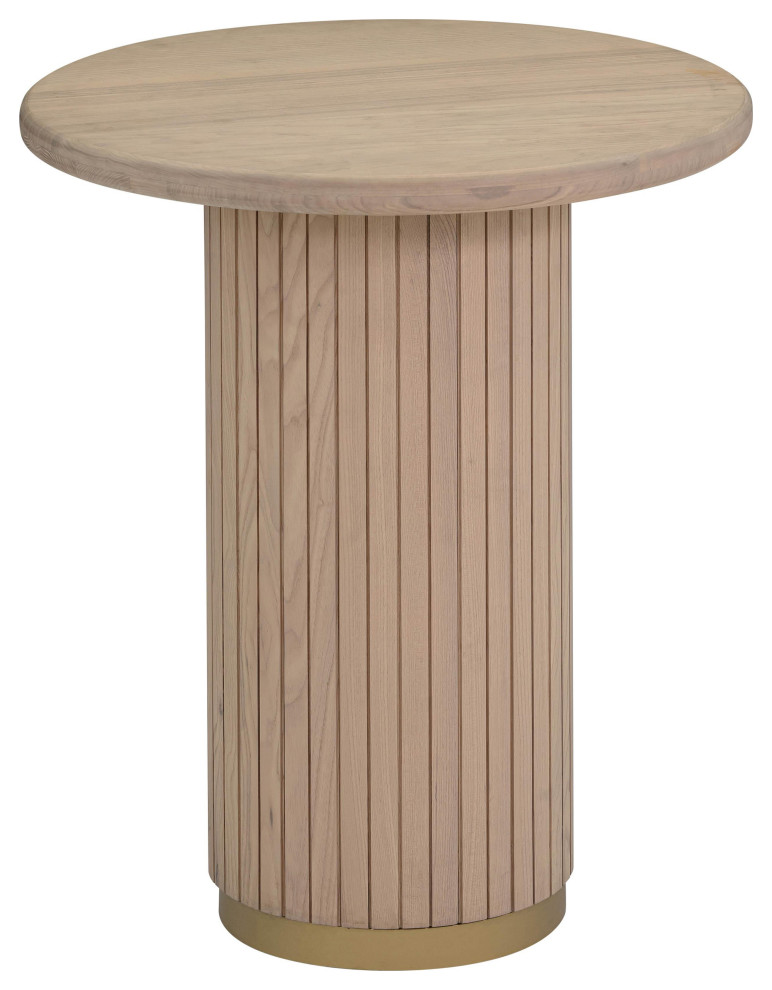 Chelsea Ash Wood Entry Table - Contemporary - Side Tables And End ...