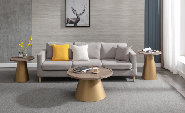 Burnham Home Patrick Corner Table, 19" - Contemporary - Side Tables And ...