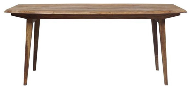 Porter Designs Fusion Solid Sheesham Wood Dining Table - Natural ...