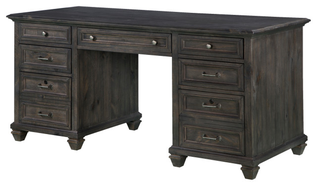 Executive Desk - Rustic - Desks And Hutches - by Magnussen Home | Houzz
