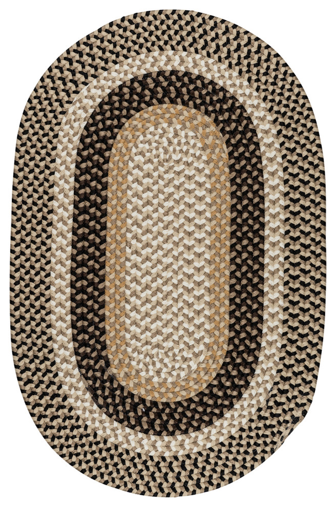 Colonial Mills Rug Burmingham Neutral Tone Oval, 5x5' - Farmhouse ...