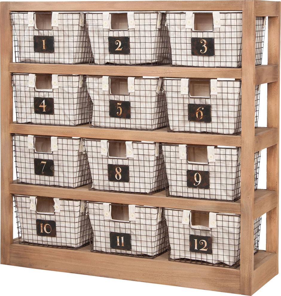 Locker Baskets with Shelves - Baskets - by HedgeApple | Houzz