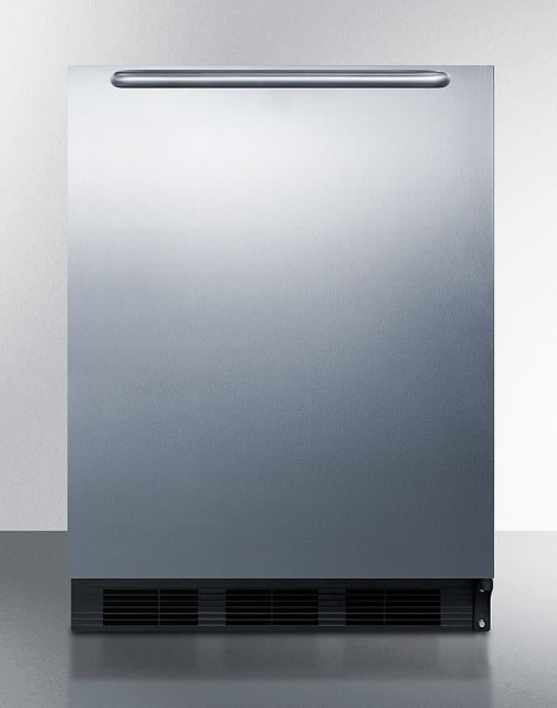 Summit AR5BS 24"W 5.5 Cu. Ft. Compact Freezerless Refrigerator ...