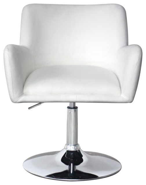 Fiona Side Pleated Vanity Chair - Contemporary - Office Chairs - by ...