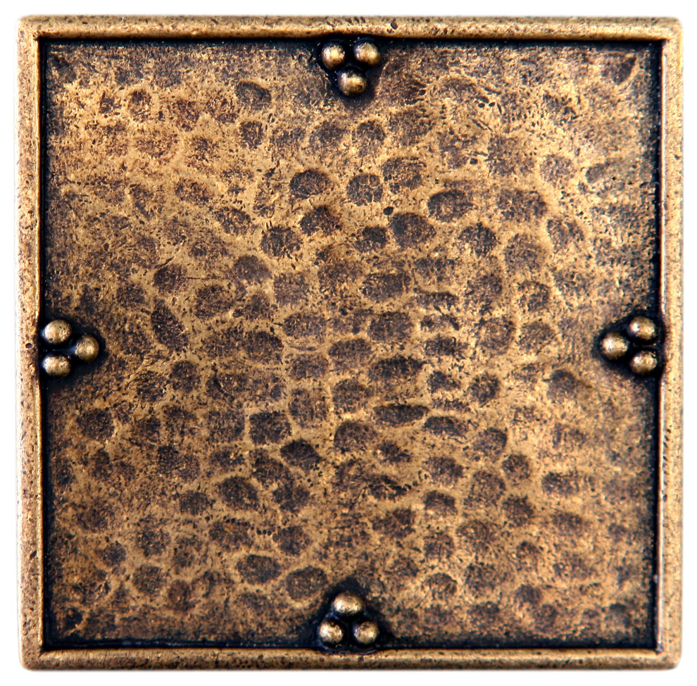 Savanna Tile, Aged Brass, 2"x2" - Wall And Floor Tile - by Metal Focus ...