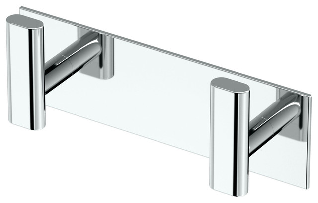 Gatco 1283 Elevate Double Robe Hook Rack - Contemporary - Robe & Towel ...