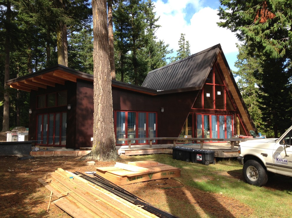 Blakely Island Addition to 1965 "A Frame" - Rustic - Seattle - by ...