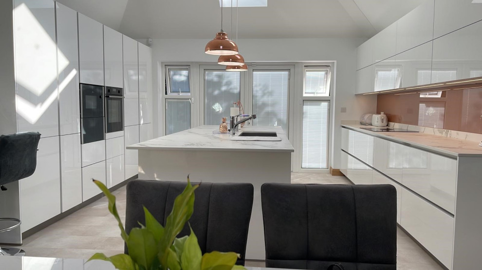 German kitchen HACKER designed, supplied and installed by Hampdens KB - Modern - Kitchen ...