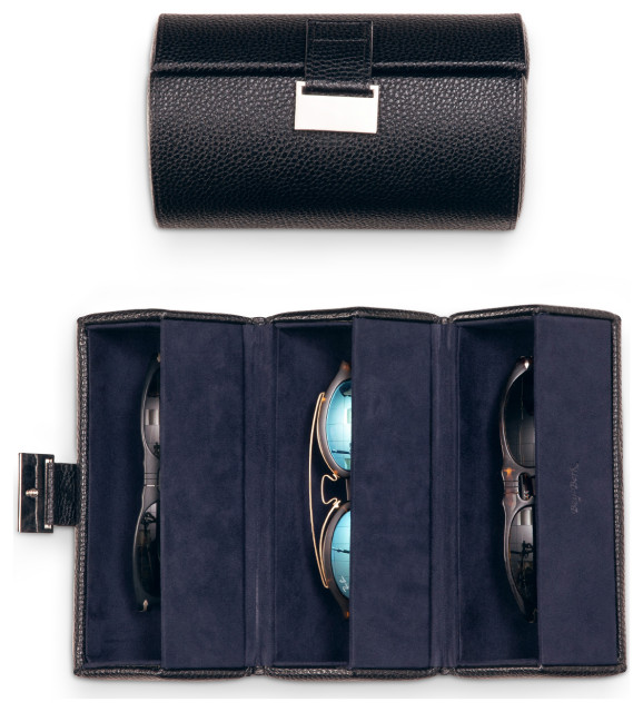 Genuine Leather 3 Sunglass Storage - Modern - Dresser Valets And ...