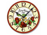 Vintage-Style Cherries Clock - Farmhouse - Wall Clocks - by Fairy ...