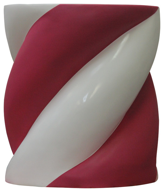 Wl-Cndy-Stool-18 - 18" Polyresin Marshmallow Stool - Contemporary ...