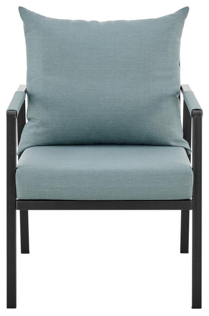 Rivano Outdoor Accent Arm Chair - Contemporary - Decorative Pillows ...