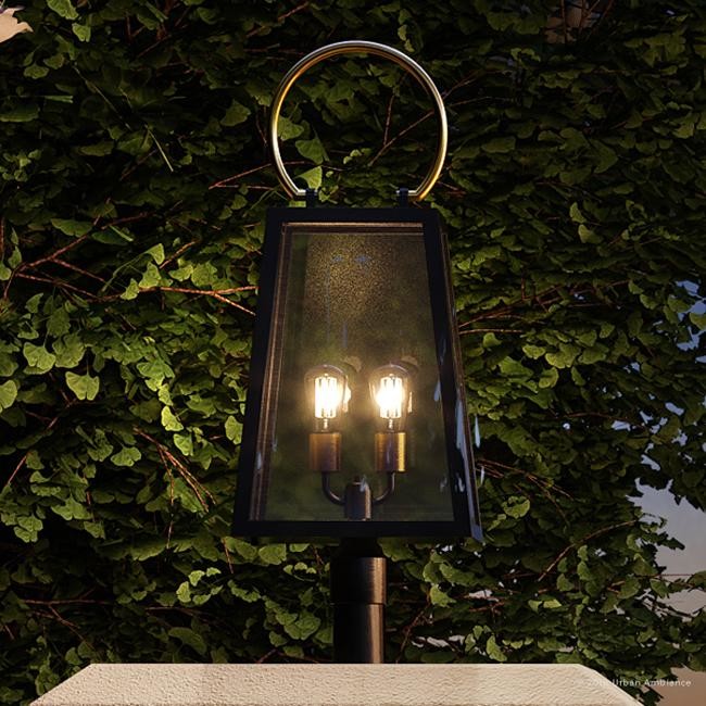Luxury Vintage Outdoor Post/Pier Light, Vicenza Series, Olde Bronze ...