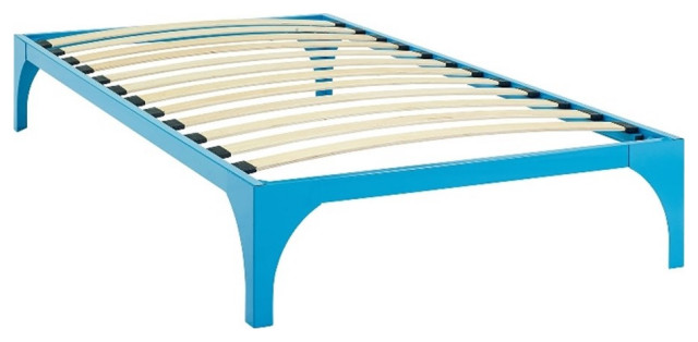 Ollie Twin Bed Frame in Light Blue - Contemporary - Bed Frames - by ...
