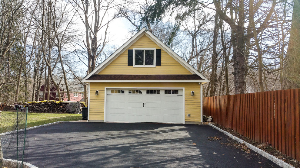 New 700 Sf. Two Car Garage with walk up storage room - Traditional ...