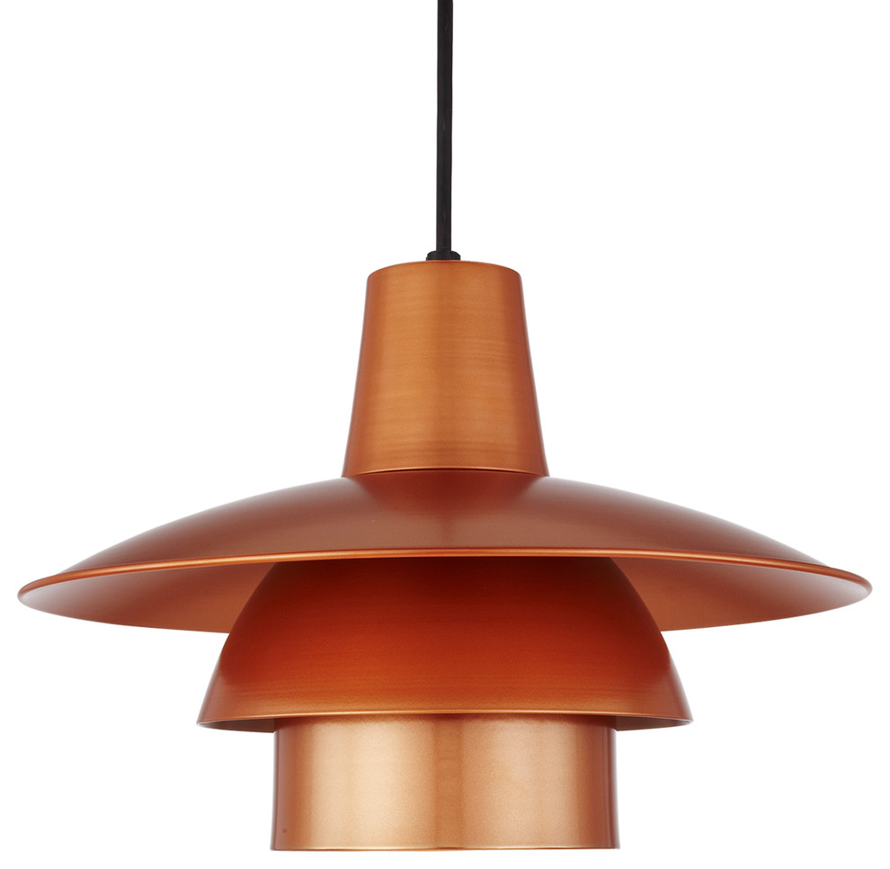 Warehouse Pendant, Coppertone - Midcentury - Pendant Lighting - by ...