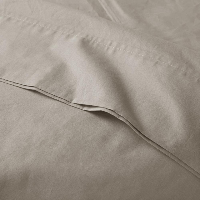 200 Thread Count Relaxed Cotton Percale Sheet Set - Scandinavian ...