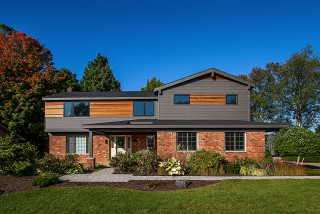Colonial Transformation - Midcentury - Exterior - Detroit - by Molly ...