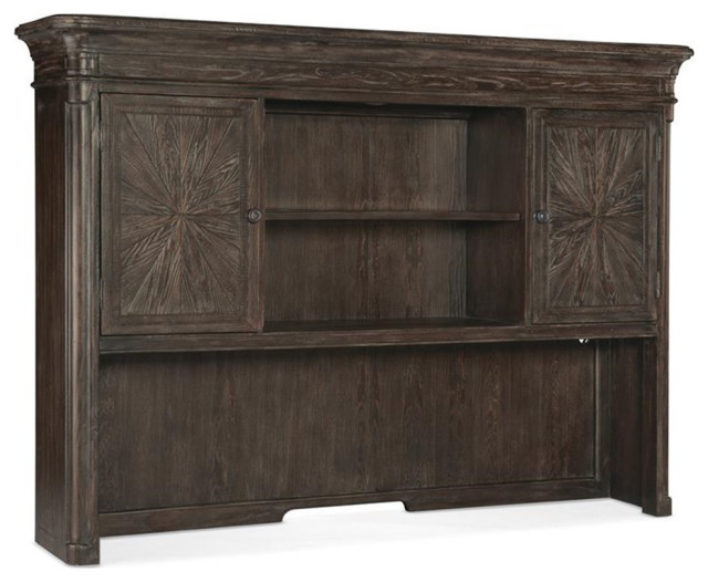 Hooker Furniture Home Office Traditions Computer Credenza Hutch ...