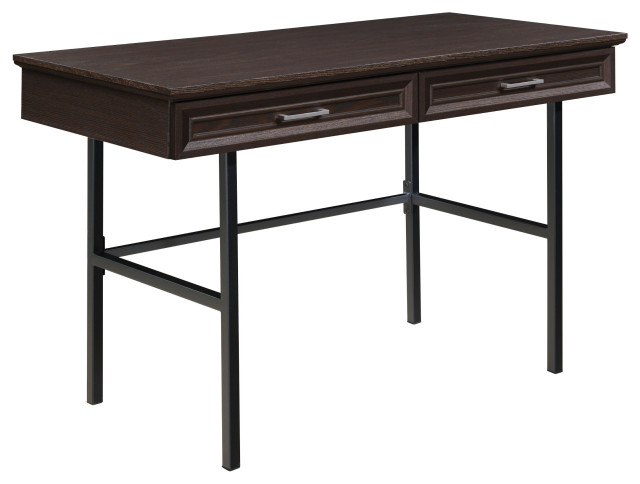 Jefferson Writing Desk With Lockdowel Fastening System, Espresso Finish ...